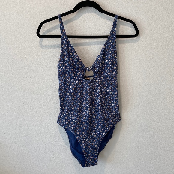 Tory Burch | Swim | Tory Burch Palma Navy Wild Pansy Print One Piece ...